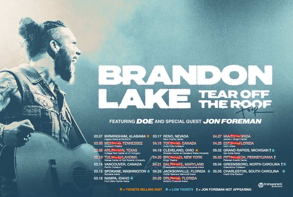 Official Website | Brandon Lake
