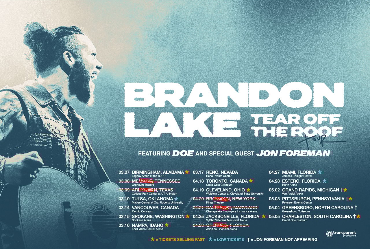 Tour | Official Website | Brandon Lake